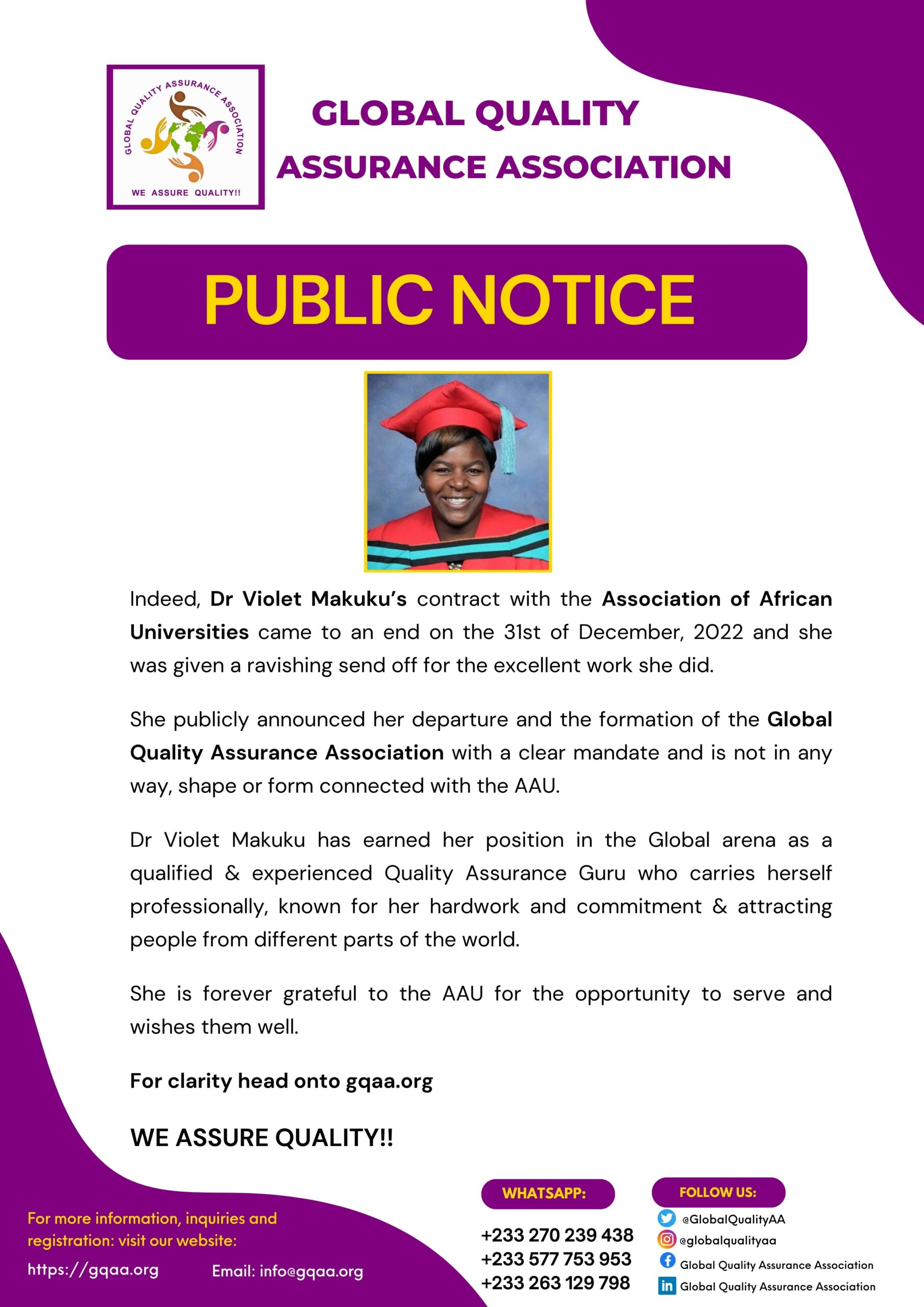 News – Global Quality Assurance Association