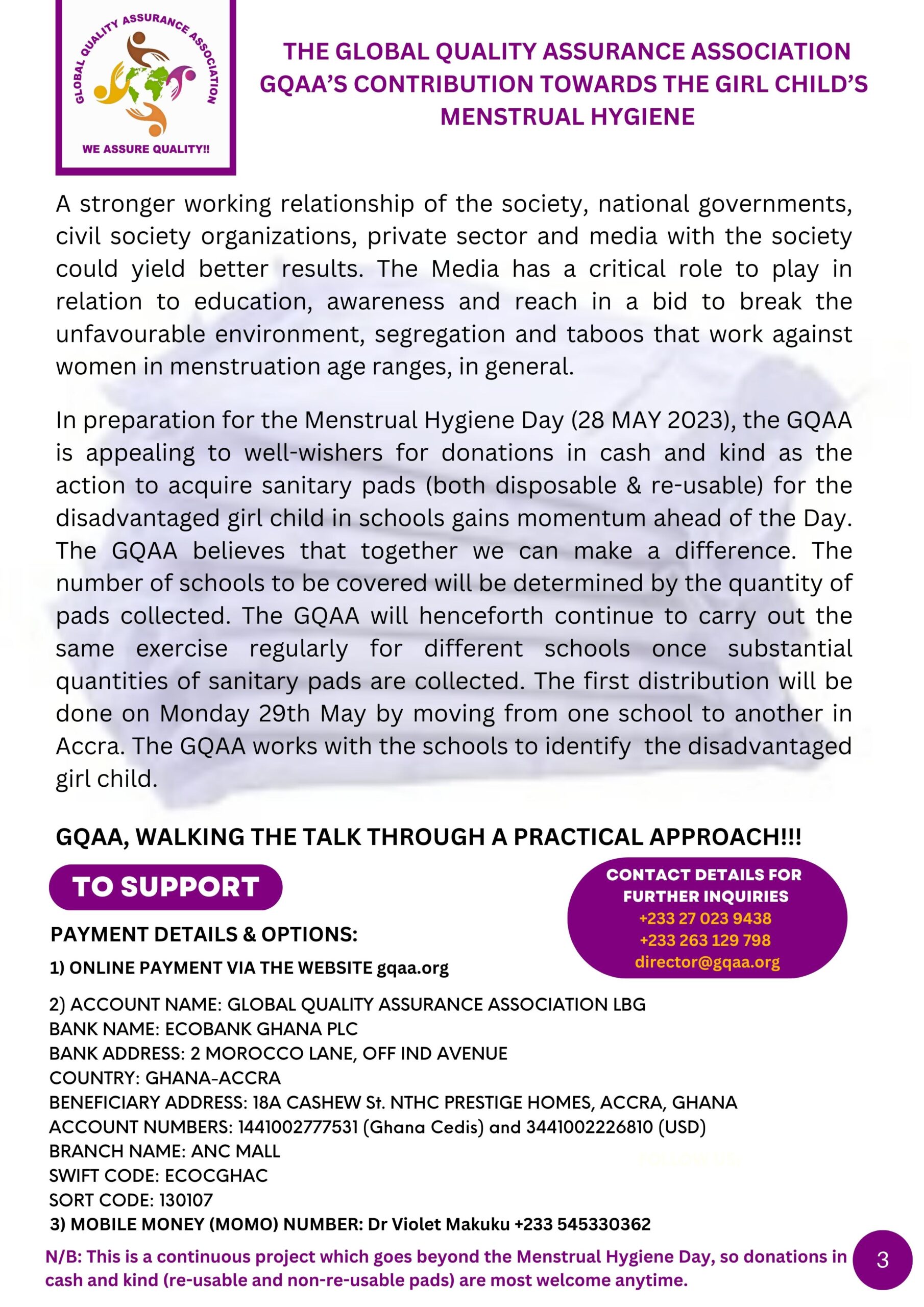 QUALITY ENHANCEMENT INITIATIVES – Global Quality Assurance Association