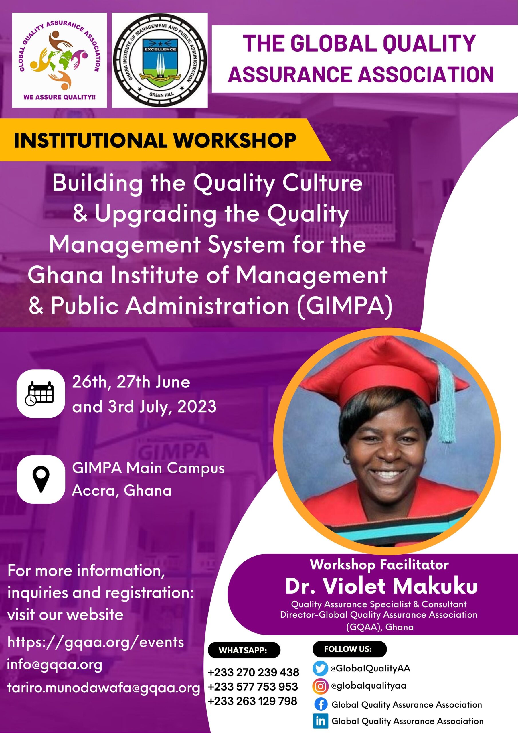 PAST EVENTS – Global Quality Assurance Association