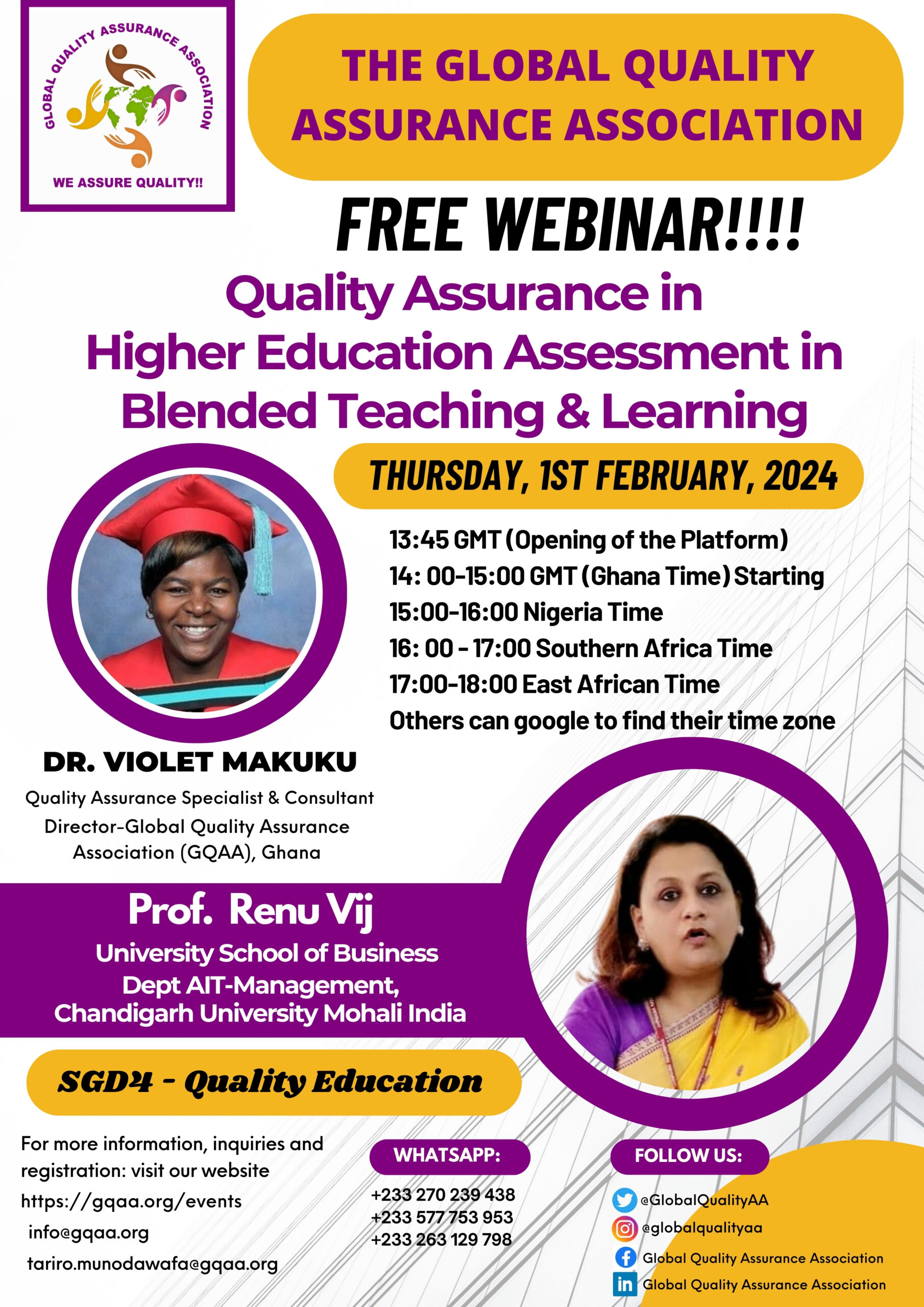 PAST EVENTS – Global Quality Assurance Association